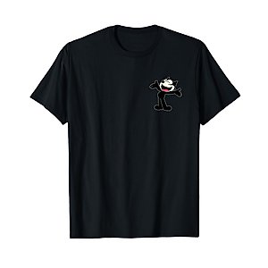 Felix Cat Cartoon Giant Lowrider Car Club Mashup 2-Sided T-Shirt