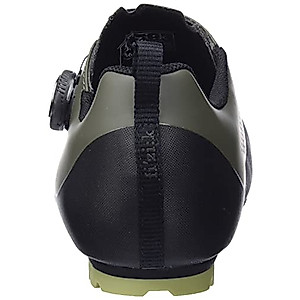 Fizik mens Platform Cycling Shoe, Military Green/Tangy Green, 9 US