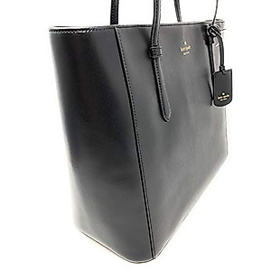 Kate Spade New York Schuyler Medium Leather Tote Shoulder Bag in Black 001