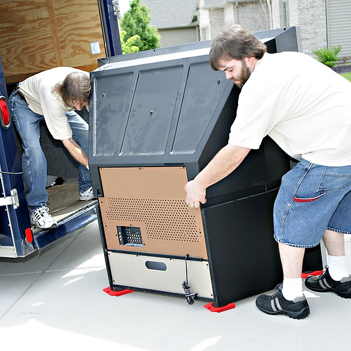 Generic Adjustable Furniture Lifter | Portable Furniture Lifter | Furniture Lifting Tool | Furniture Move Roller Tools with 4 Wheels for Easily Redesign and Rearrange Living Space, five piece set