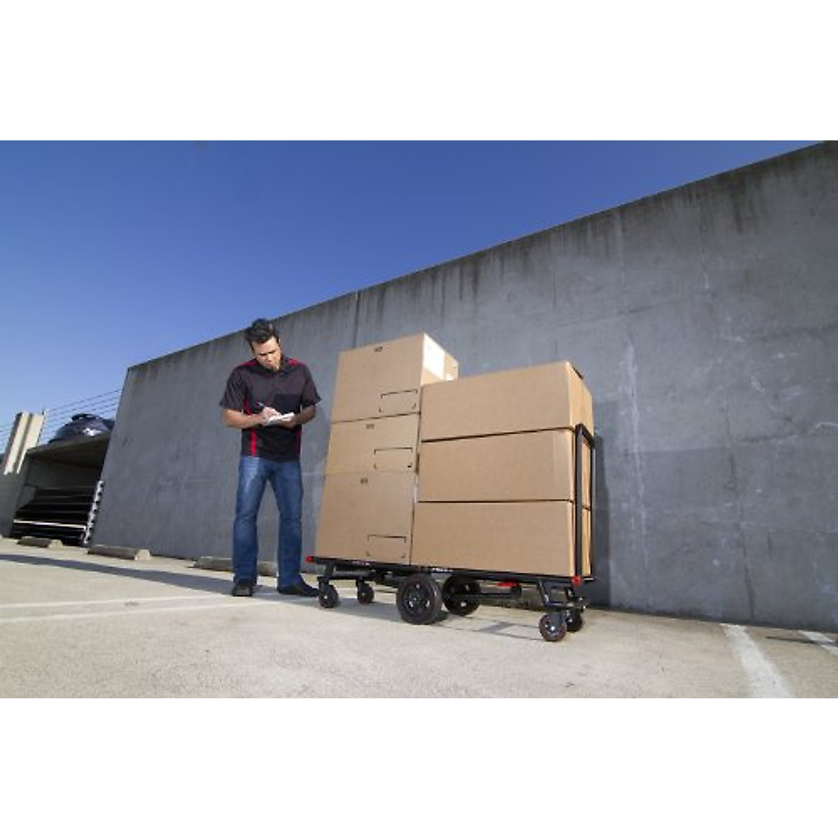Krane AMG AMG750 Multi-Mode Folding Longbed Cart with 750-Pound Capacity
