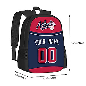 INAOO Backpack Atlanta Personalized Bags for Men Women Gifts