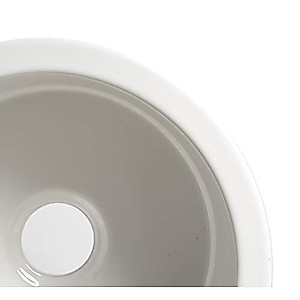 ALFI brand ABF1818R-W Kitchen Sink, White