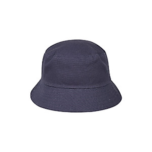 Mountain Warehouse Kids Reversible Bucket Hat - Summer, Girls Boys Navy Small/Medium