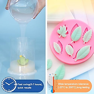 JDiction Silicone Mold Making Kit, 2.32lb(37oz) Super Elastic Liquid Silicone for Mold Making, Fast Cure Soft Mold Making Silicone Rubber for Casting Resin Molds/Silicone Molds/Candle Molds/Soap Molds