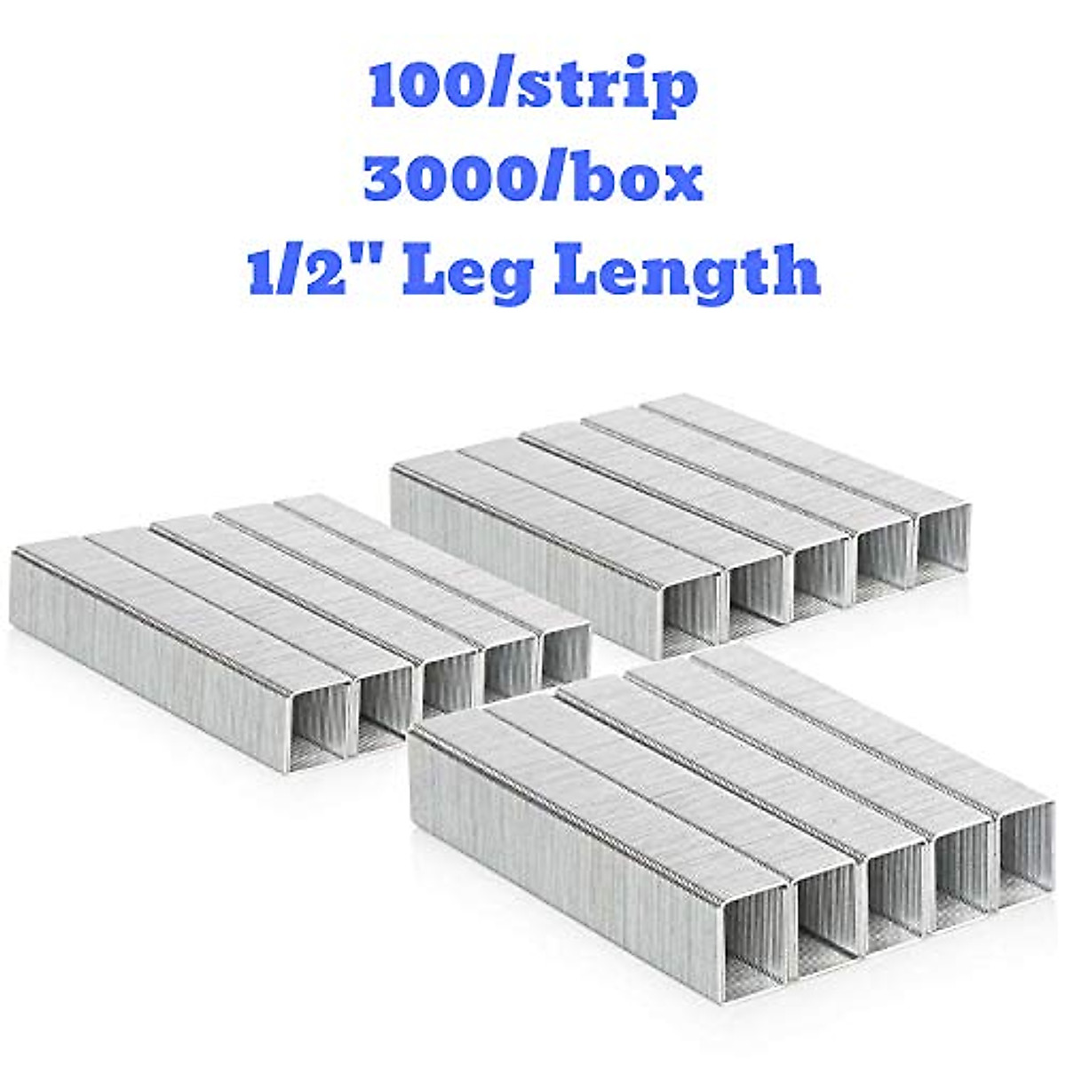 Mr. Pen- Heavy Duty Staples, 3000 Staples, 100 Sheet Capacity, 1/2-Inch Leg Length, 23/13, Staples for Heavy Duty Staplers, Office Staples, Desk Staples, Big Staples, Paper Staple, Large Staples