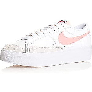 Nike W Blazer Low Platform Shoes White Pink Glaze Size 8