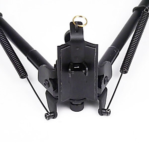Freelight 9"-13" Foldable Swivel Model Rifle Bipod High Shockproof Shooting Gun Mount Solid Base Bench Rest Bi-pod