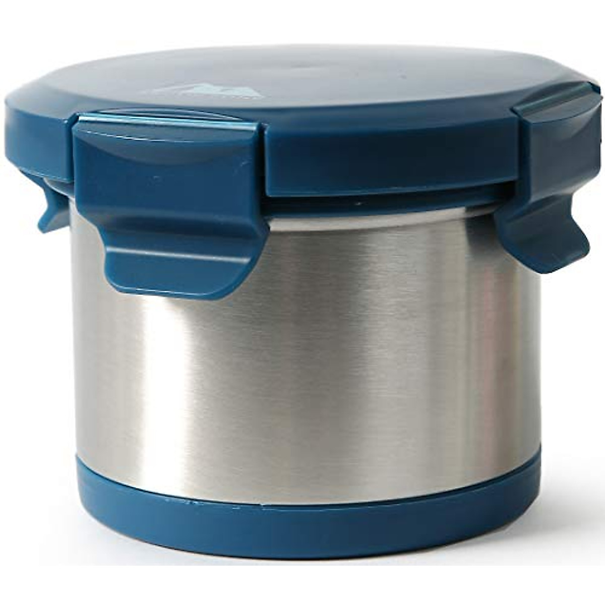 Arctic Zone Leak Proof Thermal Vacuum Insulated Food Jar Container with Safe & Easy 4 Lock Lid for Hot and Cold Food, 16oz Capacity - Blue