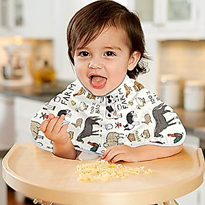 Kigai Farm Animals Muslin Baby Burp Cloths - Super Absorbent and Soft Burping Rags - Cotton Burp Clothes Set for Boys and Girls, 1 Pack