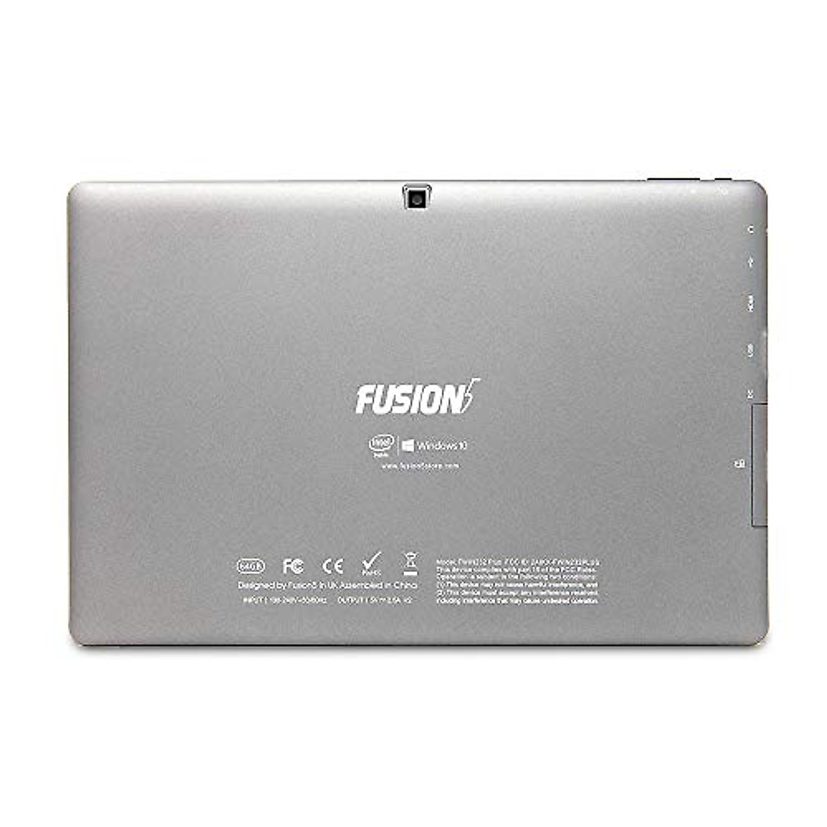 Fusion5 10" Windows 11 Pro FWIN232 Plus S1 Ultra Slim Windows Tablet PC - (4GB RAM, USB 3.0, Micro HDMI, Intel Quad-Core CPU, IPS HD Display, 5MP and 2MP Cameras, Bluetooth 4.0, Windows 11) (64GB)