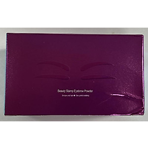 Boobeen Eyebrow Seal Stamp Powder - Waterproof 3 Seconds Eye Make Up Nature Coloring Kit - Creates Natural Looking Brows for Makeup Beginners