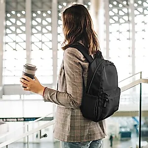 HOMIEE Lightweight Casual Laptop Backpack Travel Rucksack College Bags for Men and Women, Stylish Book Bag Waterproof Hiking Daypack 15.6 Inch Business Computer Carry on Backpack