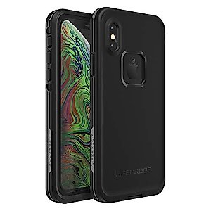 LifeProof FRĒ SERIES Waterproof Case for iPhone Xs (ONLY) - Retail Packaging - ASPHALT (BLACK/DARK GREY)