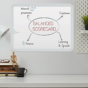 Mr. Pen- Dry Erase Whiteboard, 12.5" X 9.5", Small White Board, Dry Erase Board, Whiteboard with 8 Dry Erase Markers, Small Dry Erase Board, Whiteboard, White Board Dry Erase, Magnetic Dry Erase Board