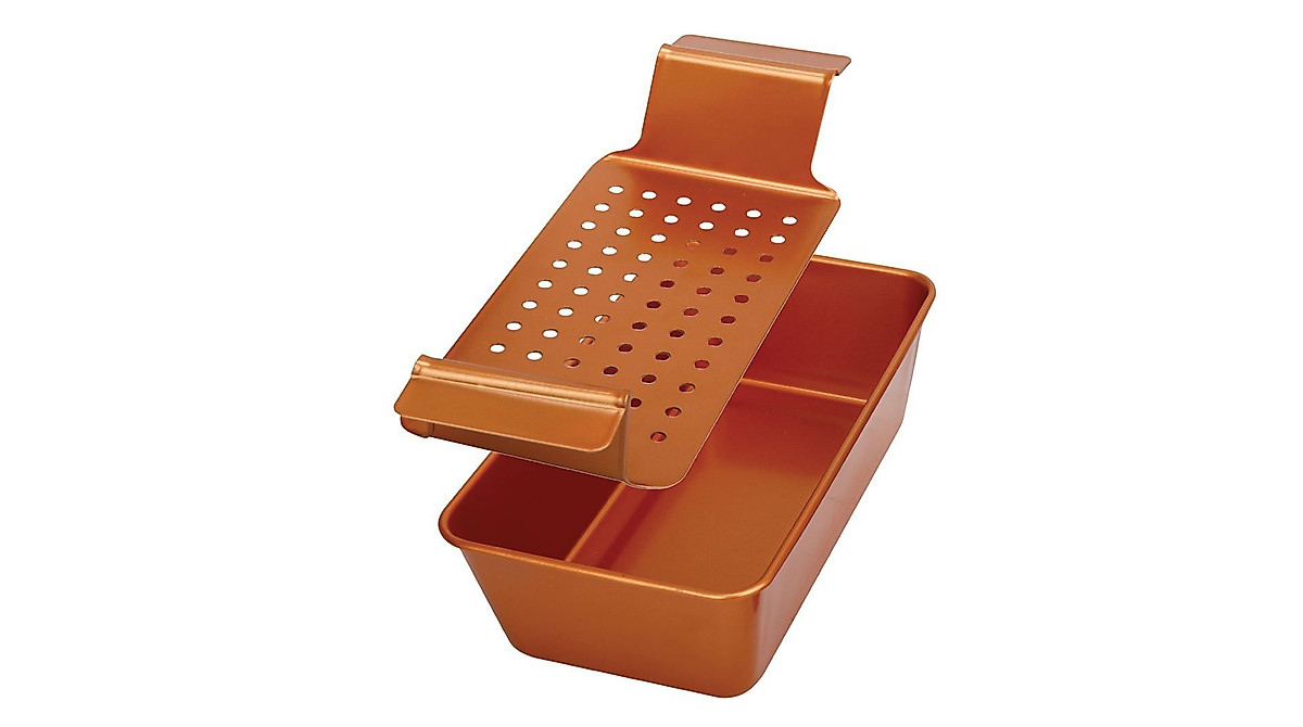 Healthy Copper Non-Stick Meatloaf Pan 2-Piece Set | Oven Safe