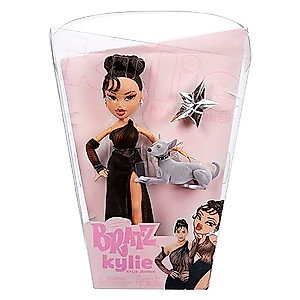Bratz x Kylie Jenner Night Fashion Doll with Evening Gown, Pet Dog, and Poster