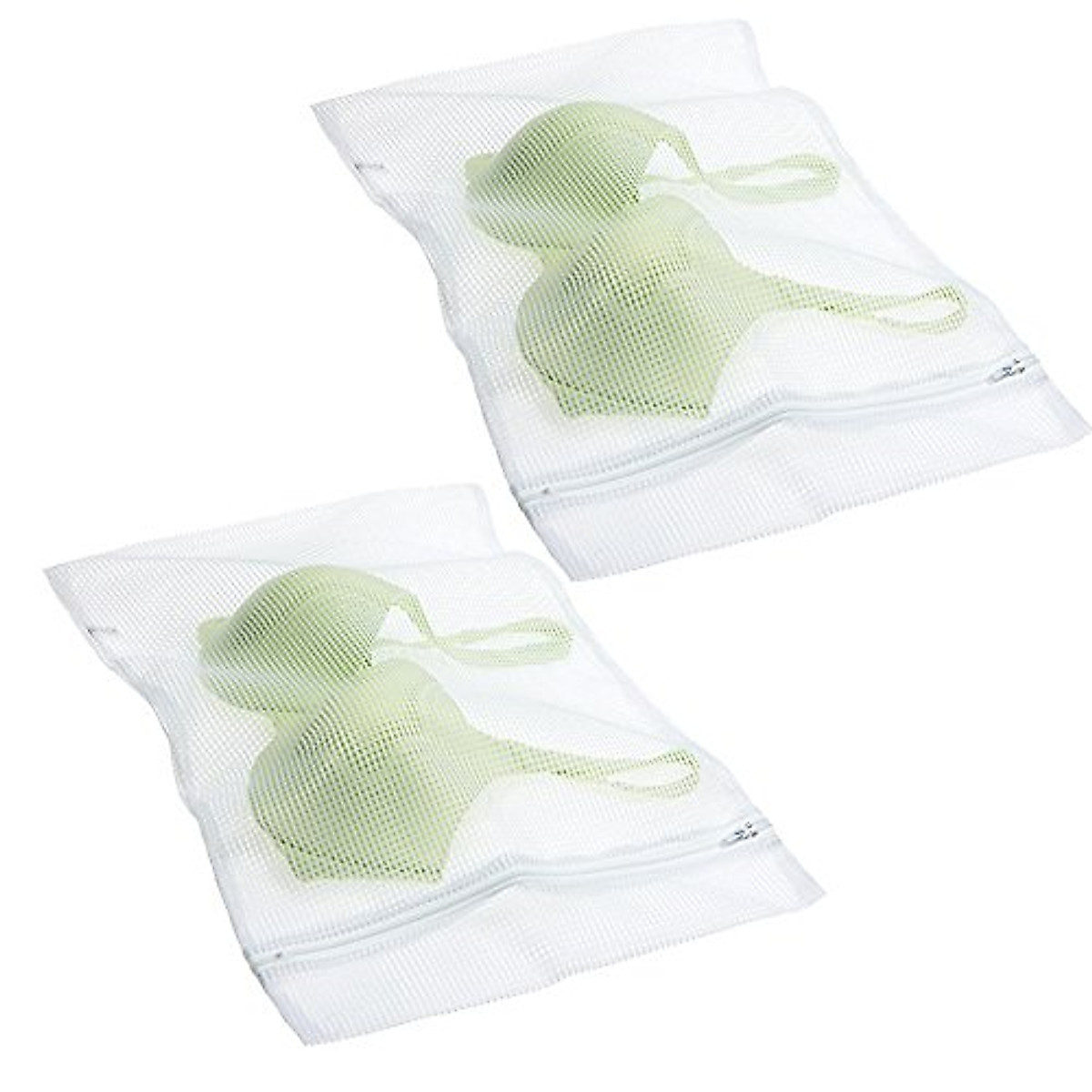 3 Zippered Mesh Laundry Wash Bags 10" x 12" Delicates Lingerie Socks Bra Clothes