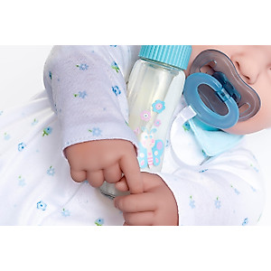 Caucasian 20-inch Large Soft Body Baby Doll | JC Toys - La Baby | Washable |Removable Blue Outfit w/ Hat and Pacifier| For Children 2 Years +