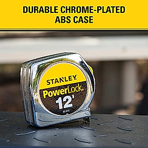 Stanley Hand Tools 33-312 3/4" X 12' PowerLock Professional Tape Measure (3 Pack)