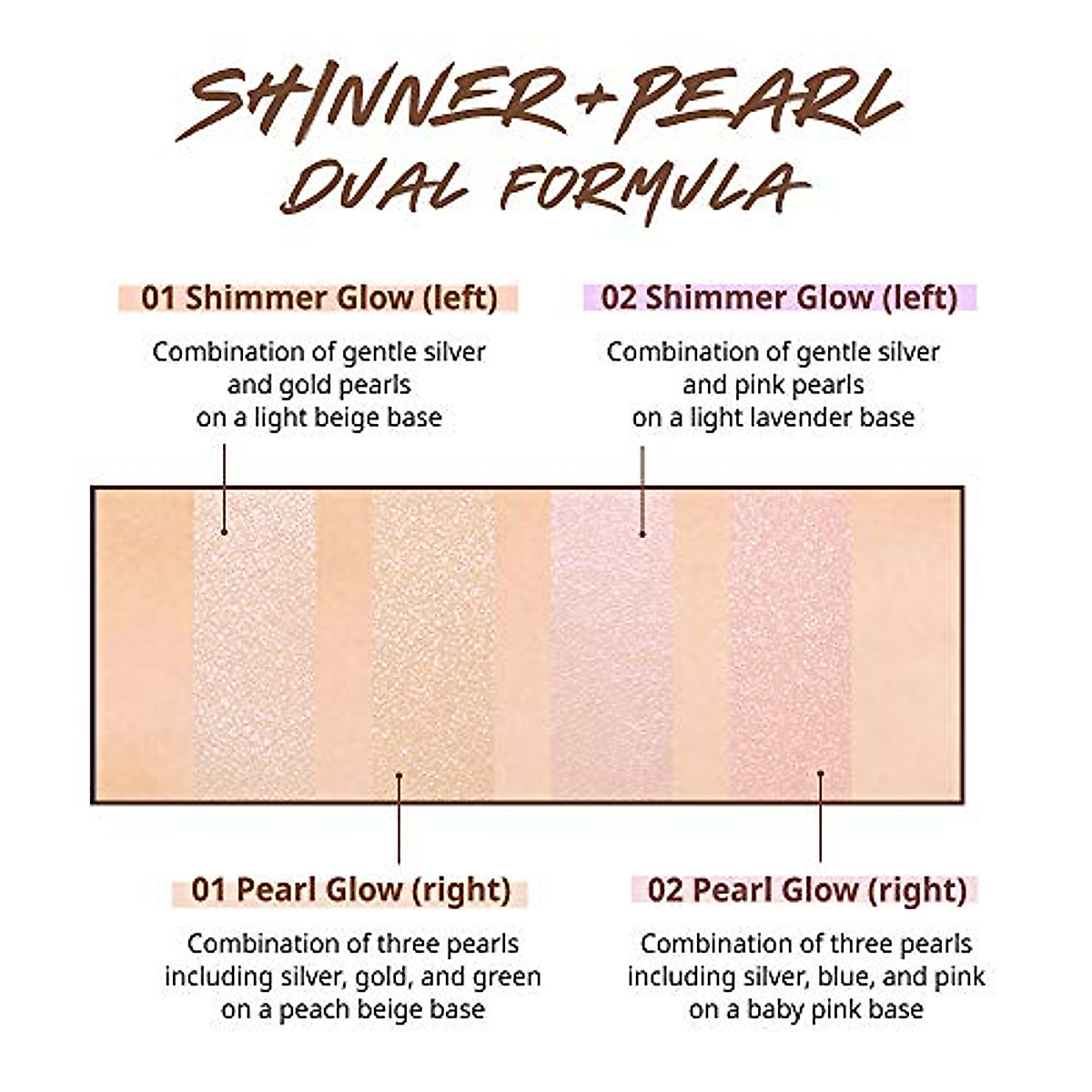 CLIO Prism Highlighter Duo, Duo Shade Highlight Palette, Face Illuminator, Buildable Pearl and Shimmer Pressed Powder for a Natural Glow, On-The-Go Makeup Kit (01 CREAM FIZZ)