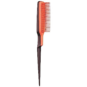 Tangle Teezer | The Back-Combing Hairbrush for All Hair Types | Adds Texture and Volume | Coral Sunshine