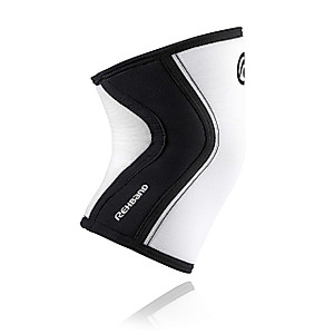 Rehband Rx Knee Sleeve 5mm - White - XSmall -1 Sleeve