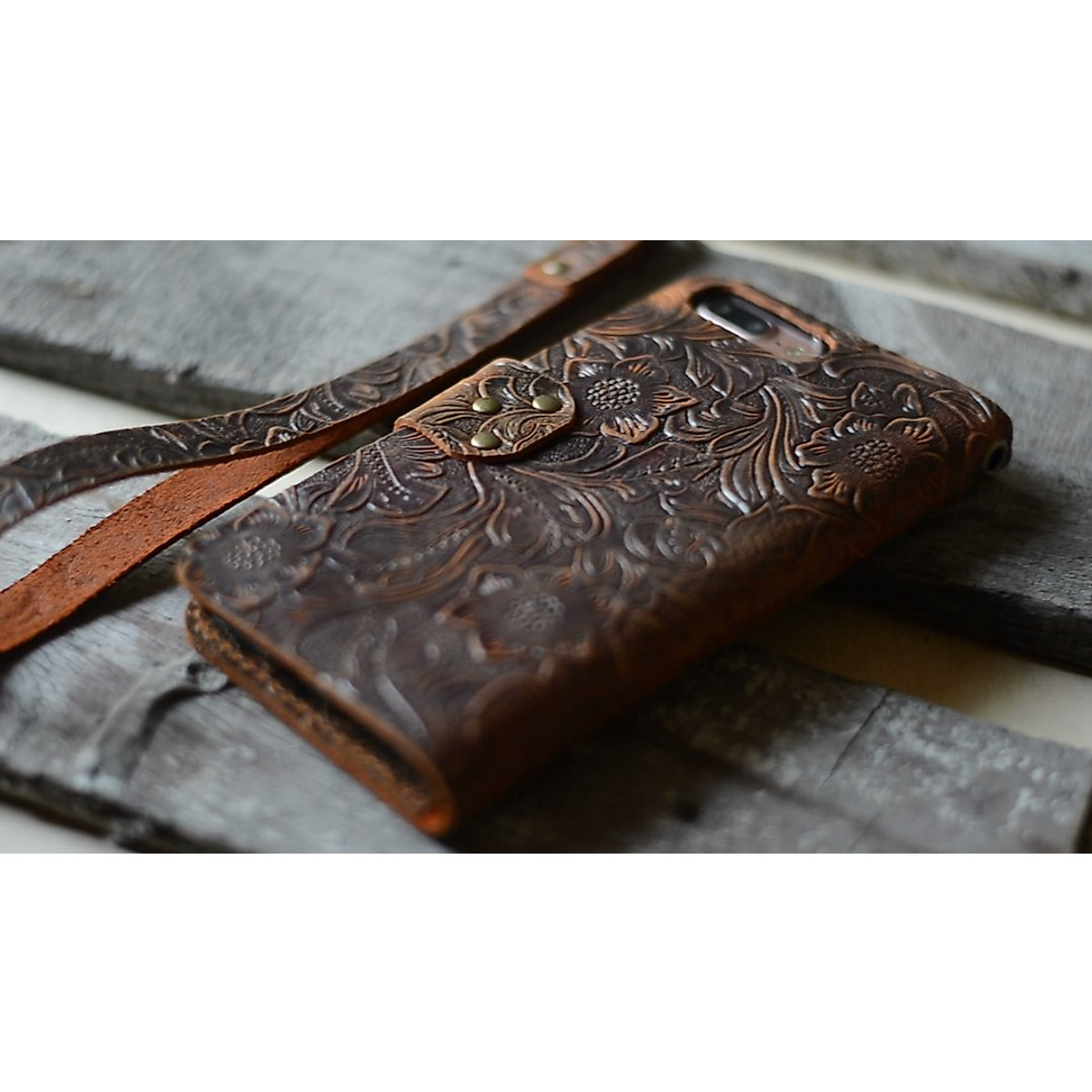 Handmade Genuine Leather Case For Iphone 15 Pro Max 14 13 12 11 Max Leather Wallet For Iphone Case