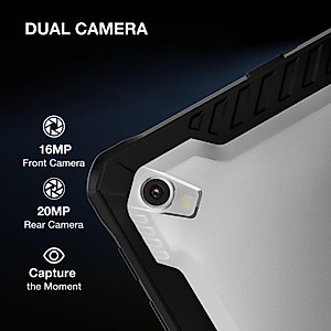 DOOGEE R10 Rugged Tablet 10.36” 2.4K Display Android 13 Tablet MTKG99 Octa-Core 8GB + 128GB ROM, 10800mAh Battery Tablet OTG Reverse Charging, Widevine L1 Android Tab (Black)