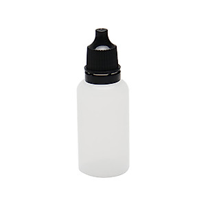 Aicosineg 10Pcs 0.68oz PE Plastic Bottles Lab Dropper Bottles Small Mouth Drop Bottles Squeezable Eye Liquid Dropper Bottles Liquid Sample Seal Storage Bottles with Black Cap for Travel Translucent