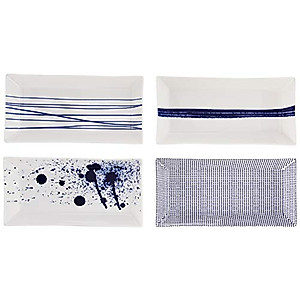 Royal Doulton Pacific Mixed Patterns Rectangular Dish Set of 4