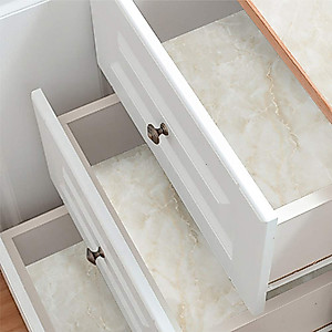 LaCheery Beige Marble Contact Paper for Countertops Waterproof Marble Look Countertop Peel and Stick Contact Paper Marble Wallpaper Peel and Stick Heat Resistant Kitchen Cabinets Counter Top 15.8"x80"