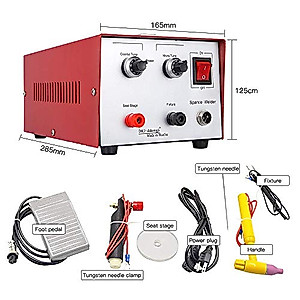 Jewelry Spot Welder,2 in 1 Pulse Sparkle Spot Welder Electric Soldering Handheld Jewelry Laser Welding Machine Spot Welder Necklace Gold Silver Platinum Jewelry Moulding Tools