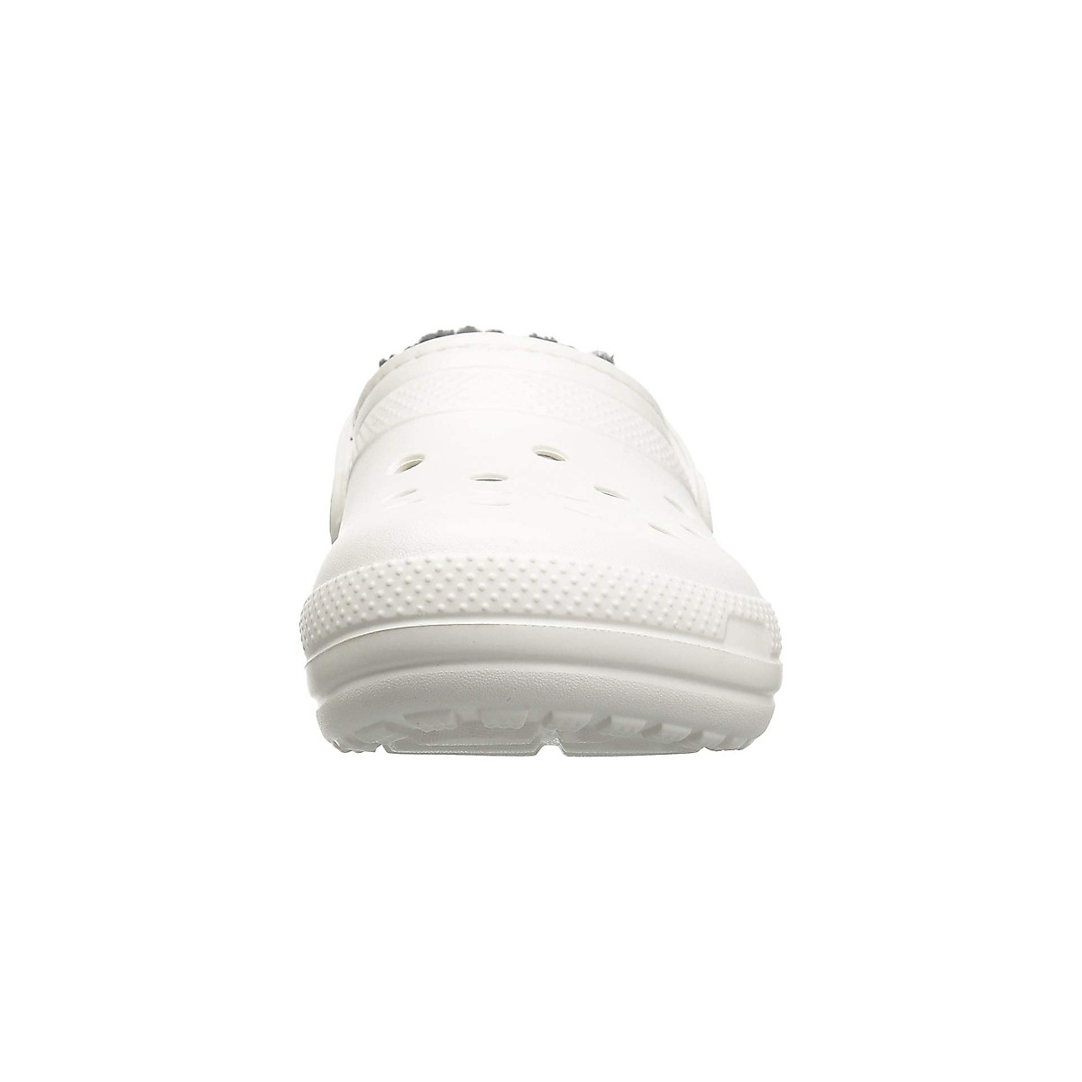 Crocs Classic Lined Clog White/Grey Men's 8, Women's 10 Medium