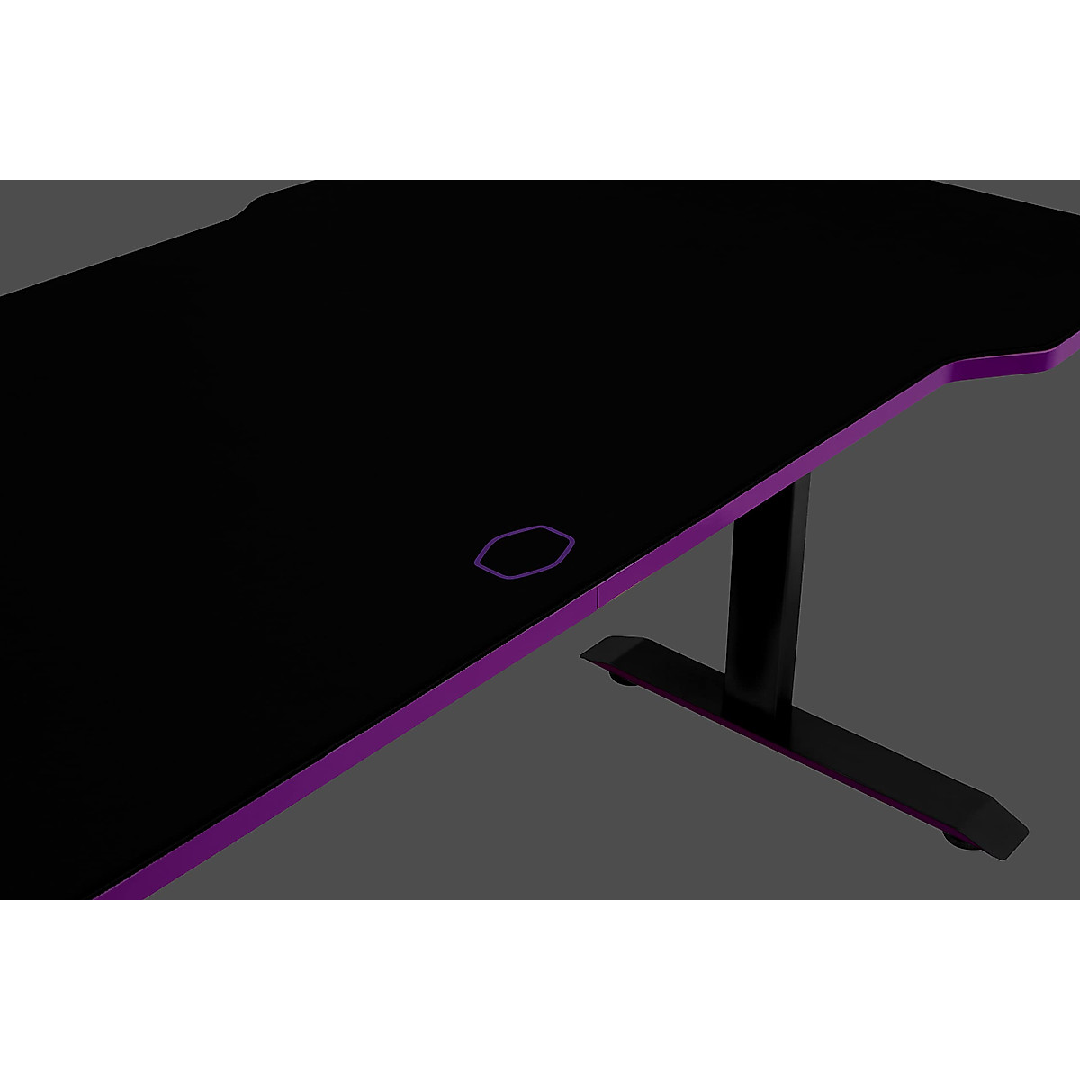 Cooler Master GD160 PC Gamimg Desk, Onesize, Black, Purple