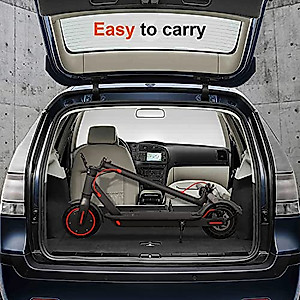 VOLPAM SP06 Electric Scooter, 8.5" Solid Tires, 19 Mph Top Speed, Up to 19 Miles Long-Range, Portable Folding Commuting Scooter for Adults, with Double Braking System and App