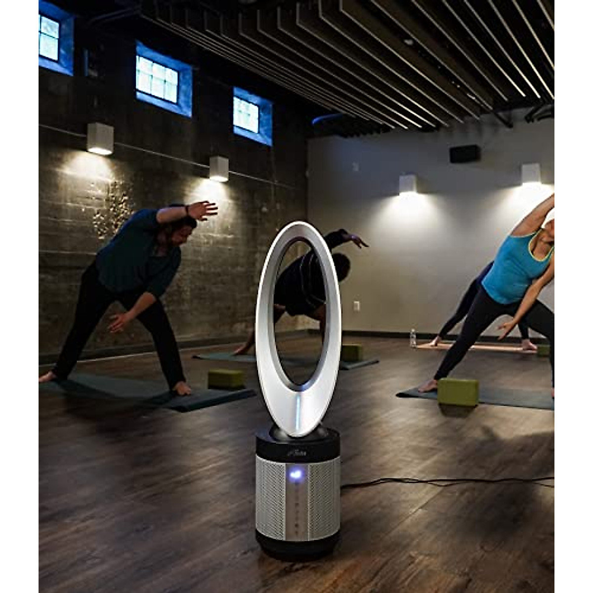 Hunter Fan Company Hunter HPF500 ExtremeAir Tower Air Purifier, 36" Tall, Black/Silver