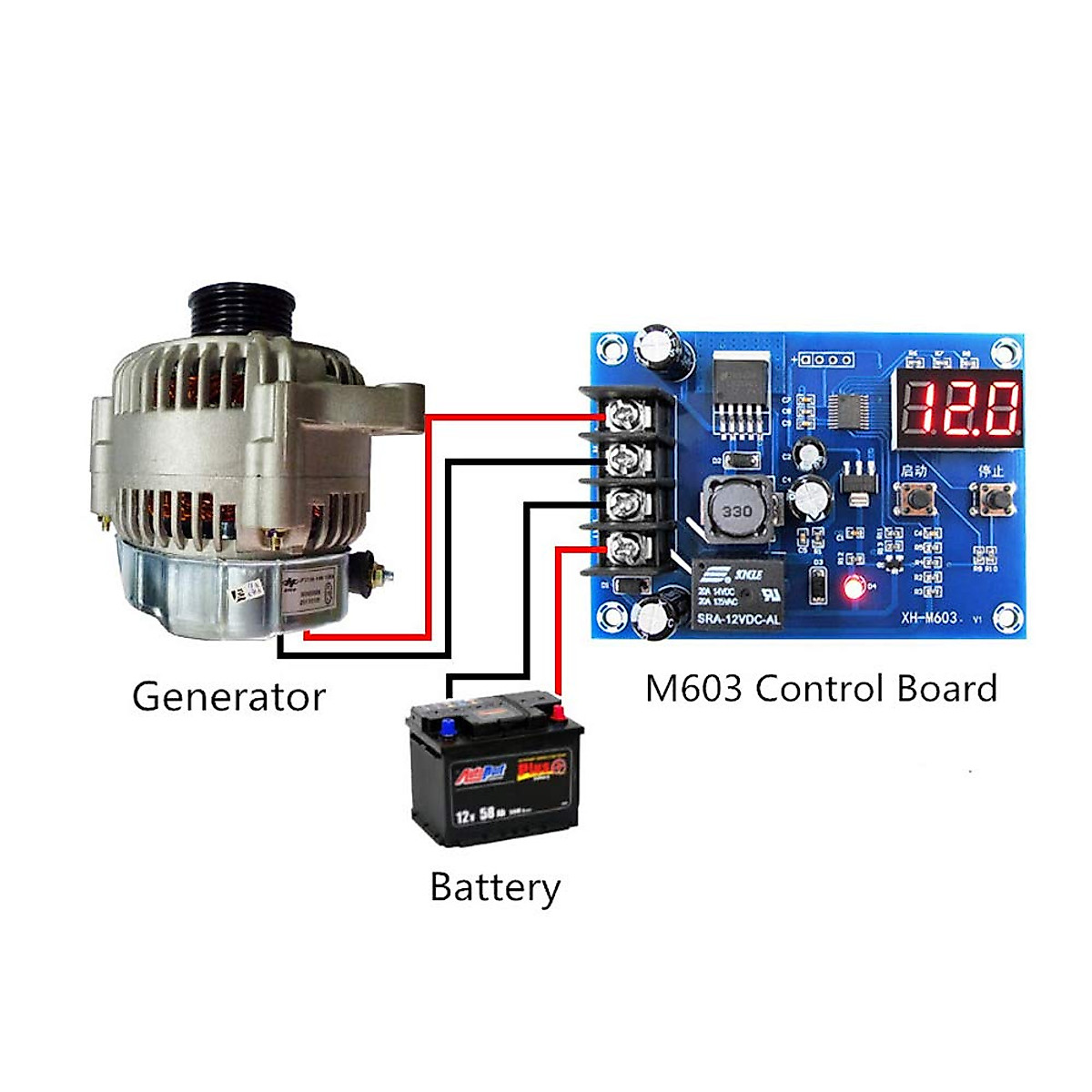 Comimark 1Pcs XH-M603 12-24V Charge Control Module Battery Protection Board