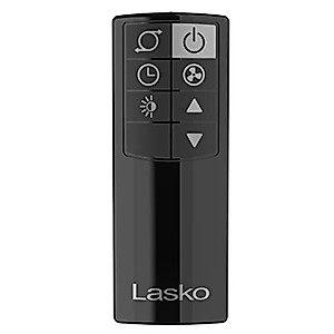 Lasko EcoQuiet Oscillating Tower Fan, Portable, Remote Control, Timer, 12 Quiet Speeds, for Living Room, Bedroom and Office, 42", Black, T42700, Large