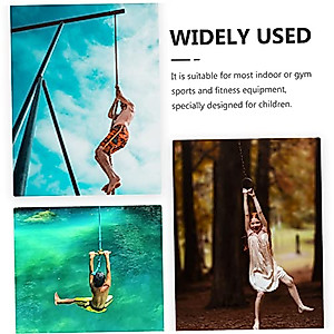 Totority Ninja Wheel Kids Swing Exercise Accessories Swing Indoor Outdoor Playset Playground Sets for Backyards Gym Monkey Wheel Arm Muscle Training Ring Gymnastic Rings Swing Gym Ring Red