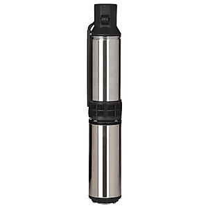 Red Lion RL12G07-2W2V 4-inch Submersible Deep Well Pump, 3/4 HP, 12 GPM 2-Wire, 230 Volts, Steel, 14942403