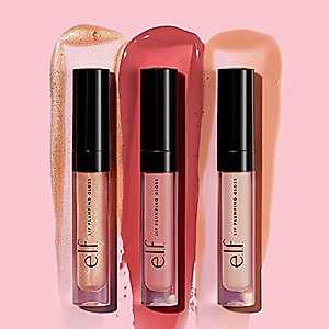 e.l.f., Lip Plumping Gloss, Hydrating, Nourishing, Invigorating, High-Shine, Plumps, Volumizes, Cools, Soothes, Champagne Glam, Shimmer, 0.09 Oz