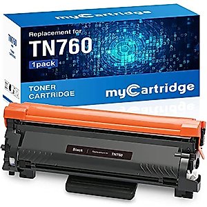 MYCARTRIDGE Compatible Toner Cartridge Replacement for Brother TN-760 TN760 TN-730 TN730 to use with HL-L2350DW HL-L2370DW HL-L2390DW MFC-L2710DW MFC-L2750DW HL-L2395DW DCP-L2550DW (1-Black)
