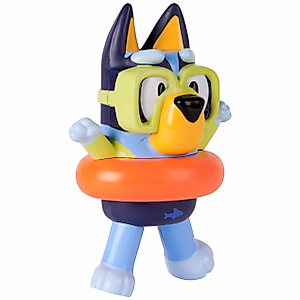 Swimways Bluey Floatin' Figures, Swimming Pool Accessories & Kids Pool Toys, Bluey Party Supplies & Water Toys for Kids Aged 3 & Up