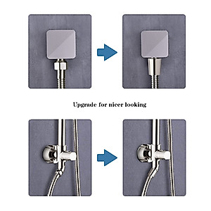 BRIGHT SHOWERS Shower Hose For Hand Held Shower Heads, 96 Inches Cord Extra Long Stainless Steel Hand Shower Hose, Ultra-Flexible Replacement Part with Brass Insert, Brushed Nickel