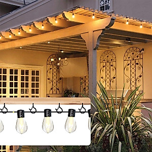 Larmstom Black Screw Hooks, 10 Pack Heavy Duty Vinyl Coated Hanging Hooks with Safety Buckle & Expansion Tube for Kitchen/Home/Outdoor/Indoor