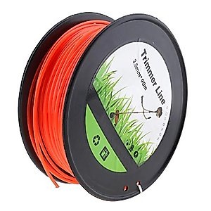 SING F LTD 3.0mm Trimmer Nylon Cord Line Round 90M Long Heavy Duty Garden Trimmer Wires