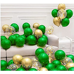 Graduation Decorations USF Green Gold 2023/Green Gold Balloons/Green Grad/Green Gold Party Decorations for Birthday Party Summer Bridal Shower Decorations//St. Patrick’s Day Decorations