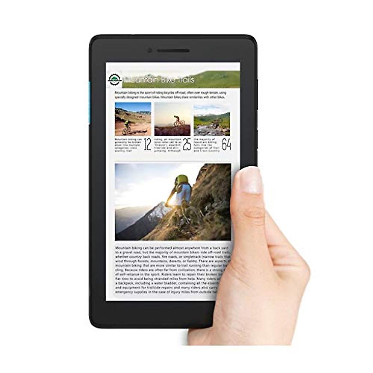 Lenovo Tab E7-7" Android Tablet, 1.3GHZ Quad-Core Processor, 8GB Storage - Slate Black