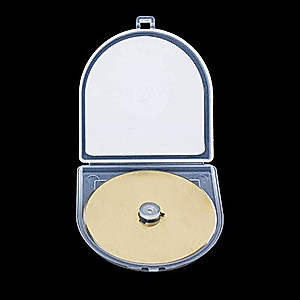 AUTOTOOLHOME Titanium Rotary Cutter Blades 60mm 10 Pack Replacement Quilting Scrapbooking Sewing Arts Crafts Farbric Paper Cutting Tool